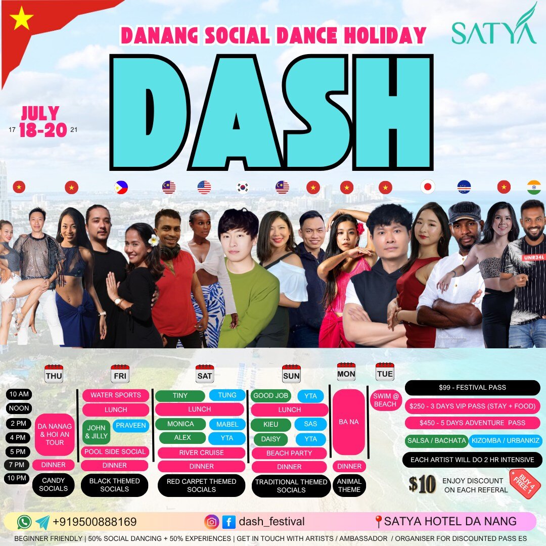 Join DASH: Da Nang's Social Dance Holiday Adventure!